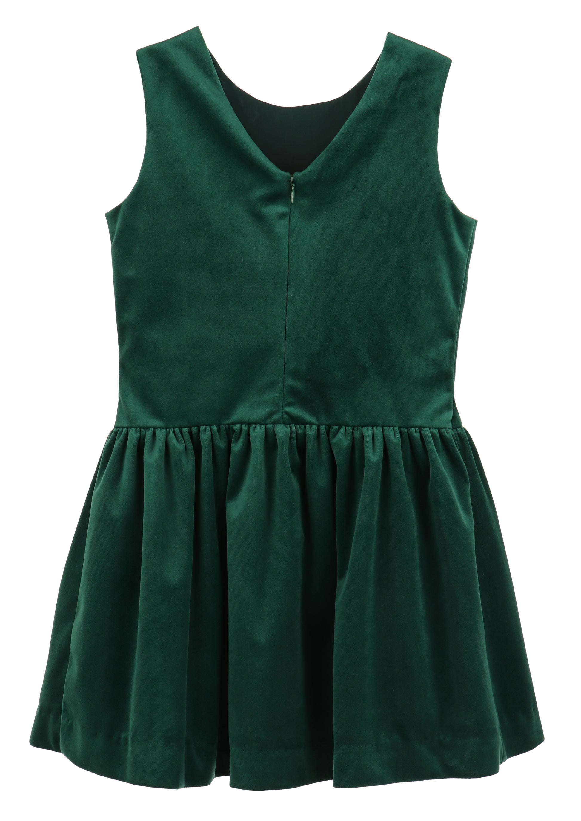 Luli & Me Girls Deluxe Velvet Princess Dress - V-Back - Green – Best ...