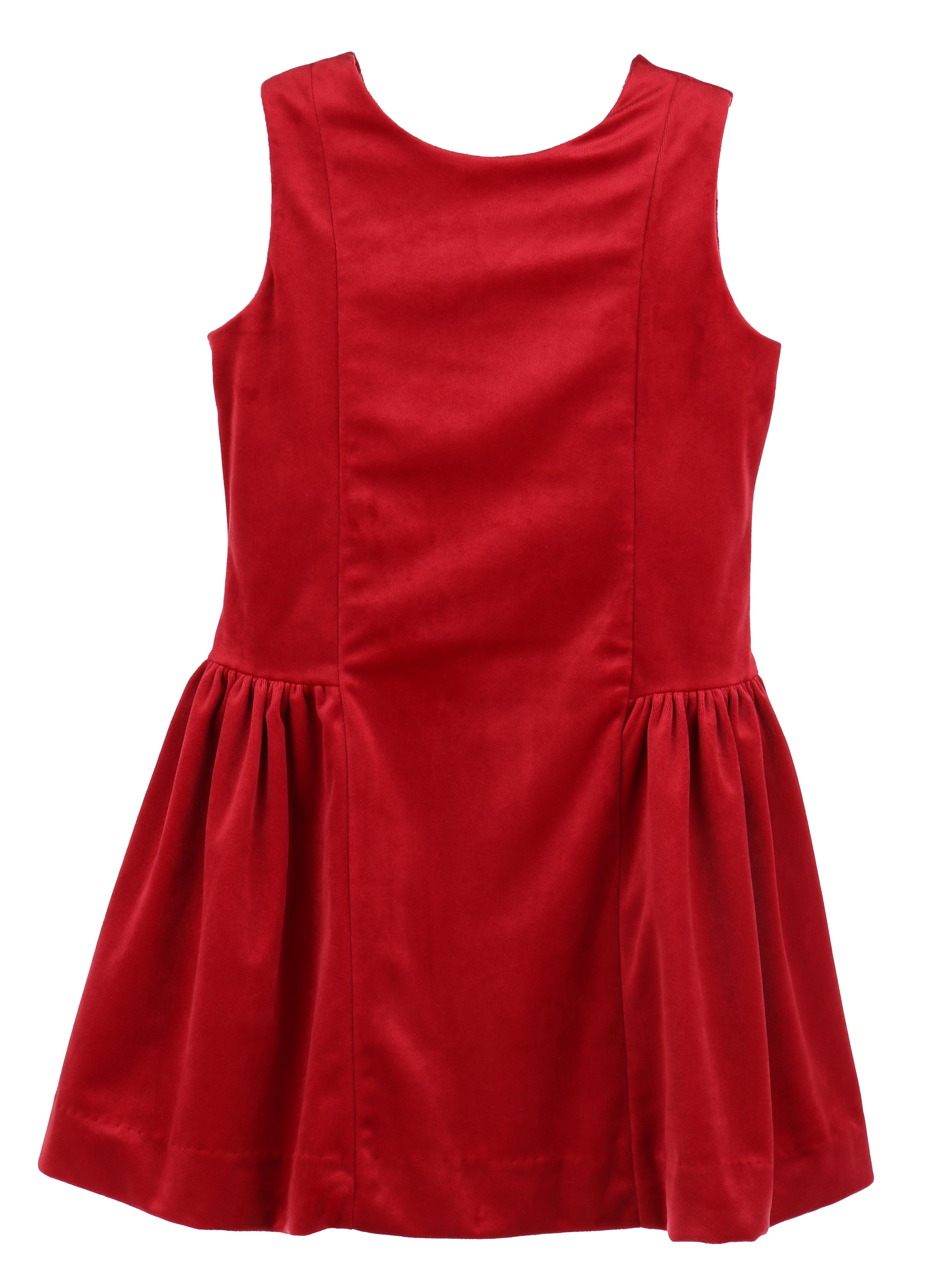 Luli & Me Girls Deluxe Velvet Princess Dress - V-Back - Red – Best ...