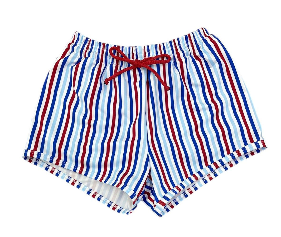 Be Elizabeth by James & Lottie Girls Patriotic Stripes Swimsuit - Two ...